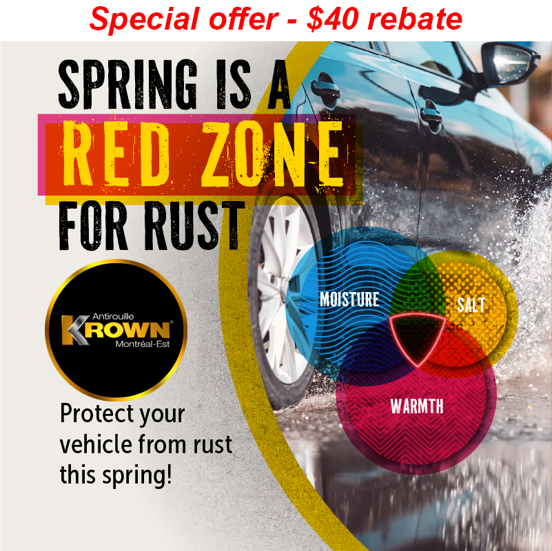 The best rust protection in Montreal | Antirouille Krown Montréal-Est